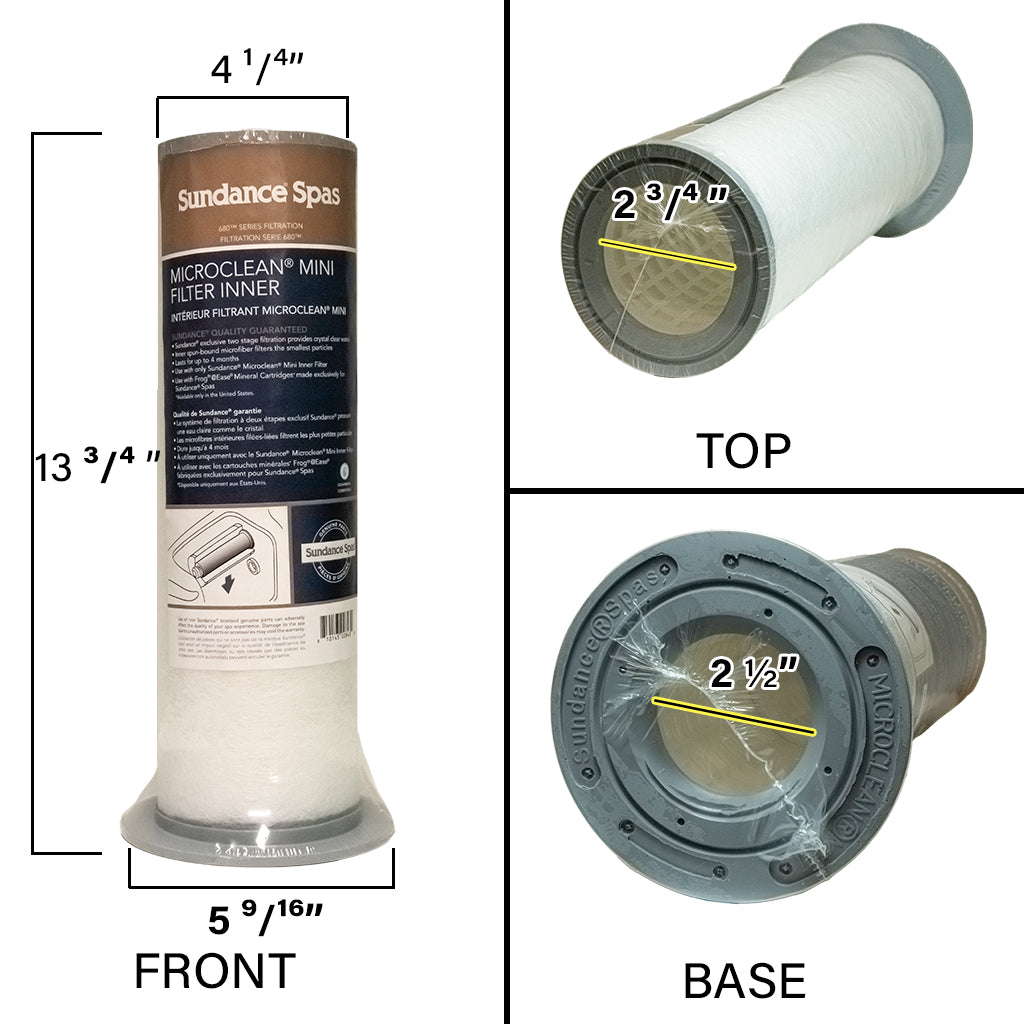 Sundance Spas 680 MicroClean Mini Filter - Fits Late 03/2023 + 680 Spa ...