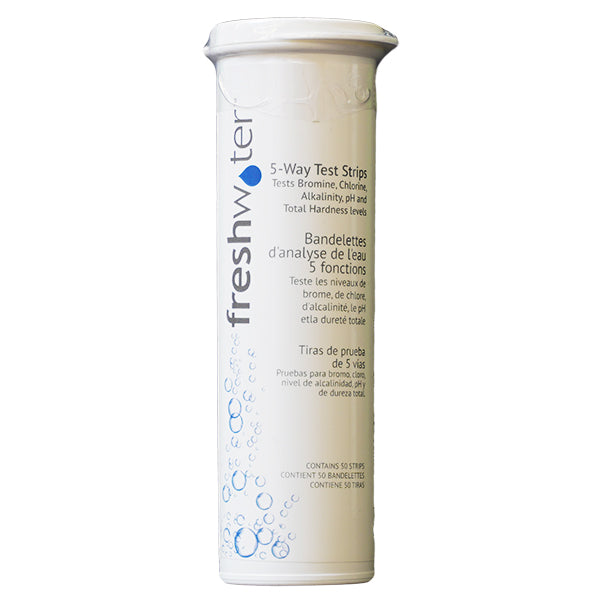 FreshWater 5-way Test Strips - Hot Tub Test Strips - On Sale – The Spa ...